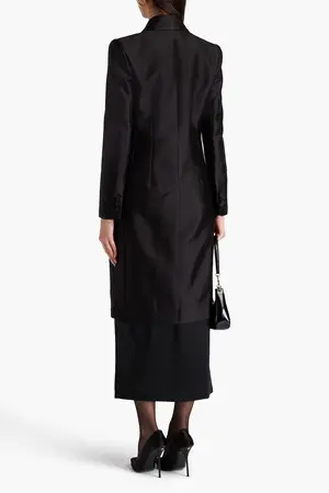 Zimmermann Wool And Silk-blend Gabardine Coat
