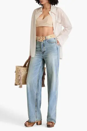 Zimmermann High-rise Straight-leg Jeans
