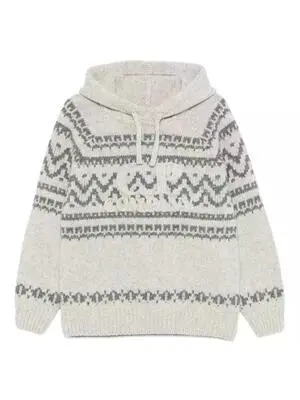 C.P. COMPANY Patterned Knitted Hoodie