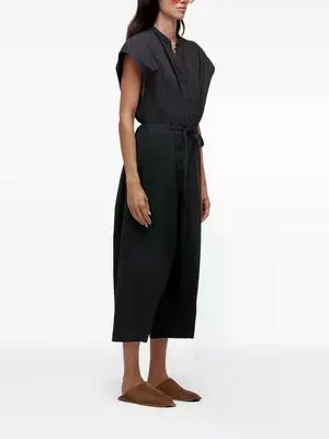 OSKLEN Cotton Cap-sleeve Jumpsuit
