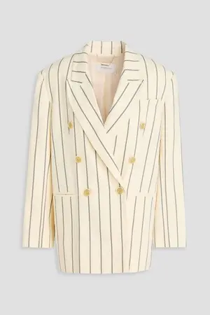 Zimmermann Striped Double-breasted Blazer