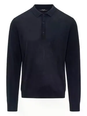 K-WAY Rey Button-fastening Polo Shirt - Blue