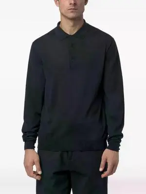 K-WAY Rey Button-fastening Polo Shirt - Blue
