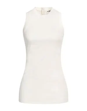 JIL SANDER Silk Top - White