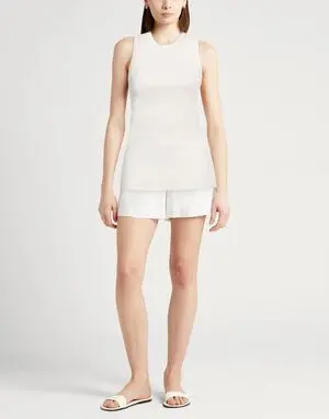 JIL SANDER Silk Top - White