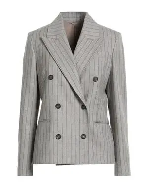 Brunello Cucinelli Striped Outerwear For Women