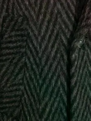 HEVO Herringbone Double-breasted Coat