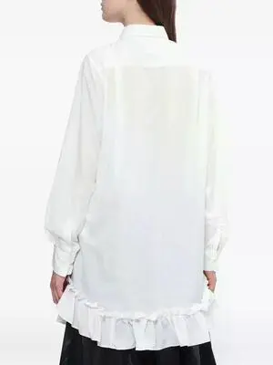 Comme Des Garçons Ruffled Hem Shirt