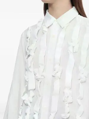 Comme Des Garçons Ruffled Hem Shirt