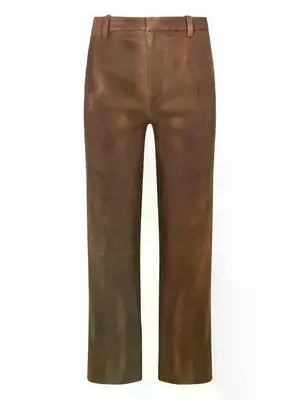Sprwmn Panelled Leather Trousers