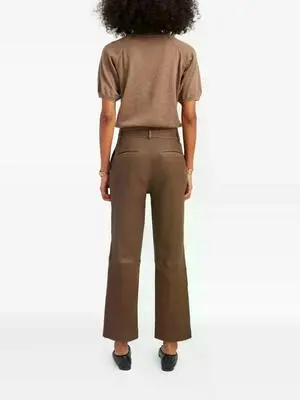 Sprwmn Panelled Leather Trousers