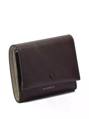 Givenchy Buttoned Leather Wallet