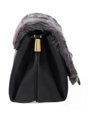FERRAGAMO Shearling Clutch Bag