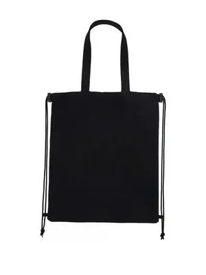Y’s Logo Appliqué Drawstring Tote Bag
