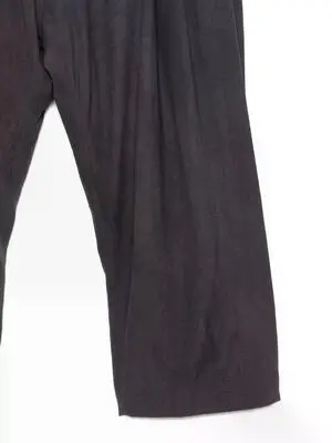ZIGGY CHEN Dyed Wide-leg Trousers - Blue