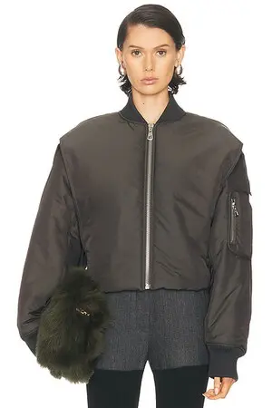 JEAN PAUL GAULTIER Hidden Hood Bomber Jacket