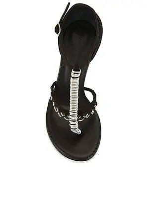Christopher Esber Ludo Pierced Suede Heel