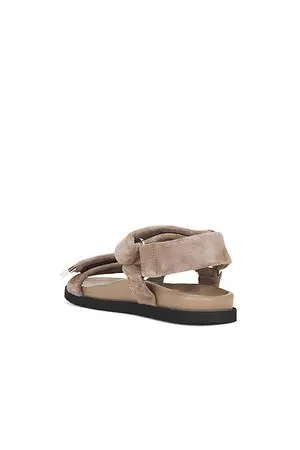 Attico Salinas Flatform Sandal - Light Grey