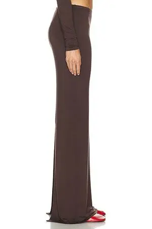 Eterne Maxi Soft Jersey Skirt - Espresso