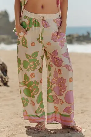 MAAJI Floral Wide-leg Pants