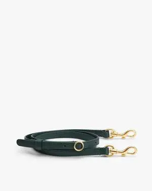 Cuyana Thin Adjustable Leather Strap - Forest