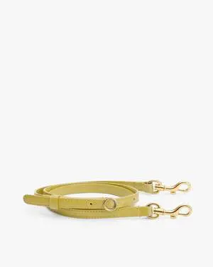Cuyana Thin Adjustable Leather Strap Lime