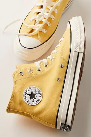 CONVERSE Chuck 70 Recycled Canvas High-Top Sneakers Bananas/egret/black