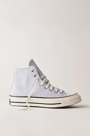CONVERSE Chuck 70 Recycled Canvas High-top Sneakers - Blueberry Ice/egret/black