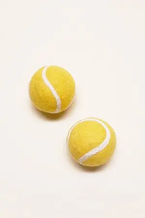 MODERNBEAST MODERNBEAST Felted Wool Kitty Tennis Balls Yellow