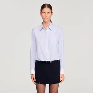 Sandro Mini 2-in-1 Shirt Dress