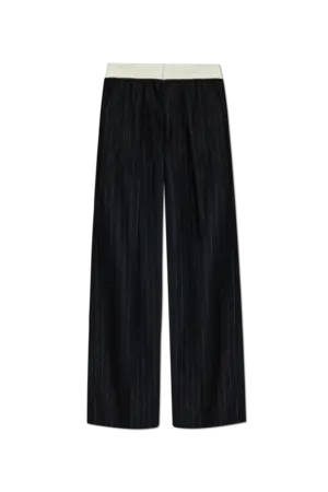 FORTE_FORTE Wide-leg Trousers - Black