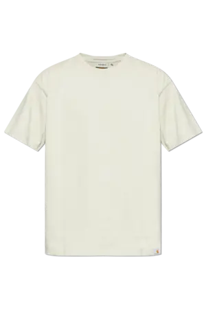 Carhartt Work In Progress T-shirt With Logo - Beige