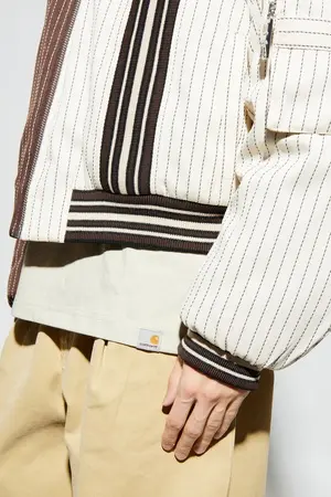 PDF Insulated Bomber Jacket - Cream