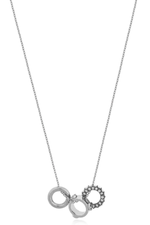 Tory Burch Necklace And Earrings Set - Silver