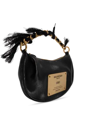 Balenciaga Leather Shoulder Bag With Vintage Effect