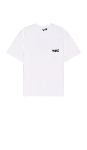 Y,IWO Think Big Pocket Tee In White