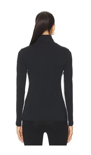 WE NORWEGIANS Voss Chevron Zip Up Turtleneck
