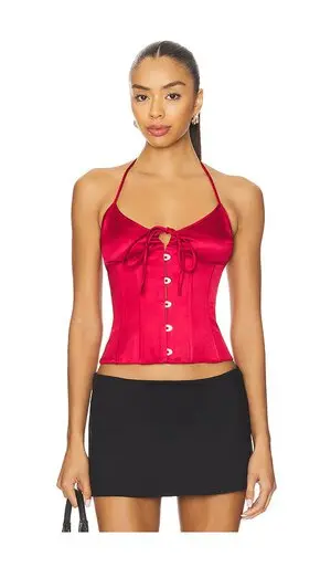Red Corset Tops