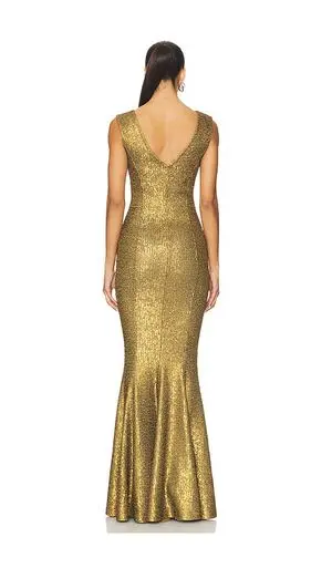 Norma Kamali Grace Fishtail Gown