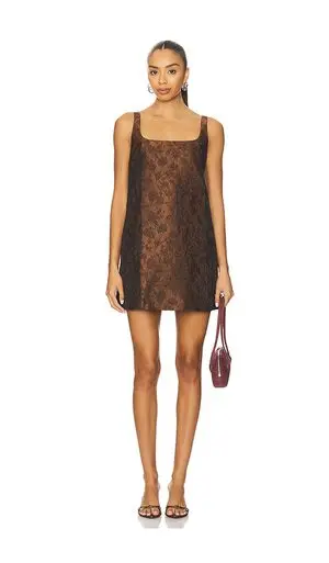Amanda Uprichard Rinaldi Mini Dress - Chocolate