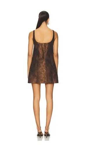 Amanda Uprichard Rinaldi Mini Dress - Chocolate