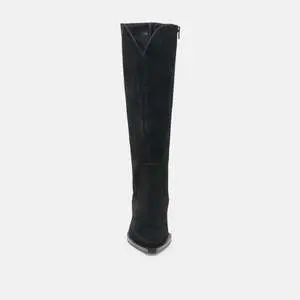 Dolce Vita Raj Wide Calf Boots - Onyx Suede