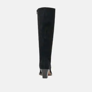 Dolce Vita Raj Wide Calf Boots - Onyx Suede