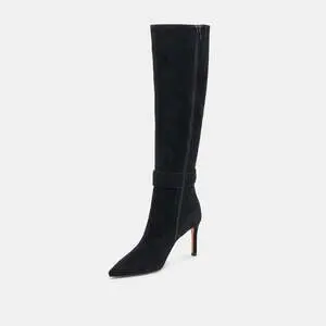 DOLCEVITA Kinzy Knee High Boots - Onyx Suede