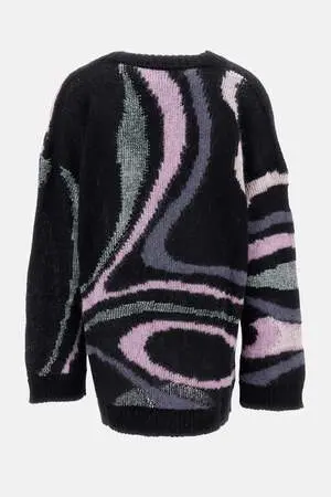Emilio Pucci Mohair Blend Cardigan - Nero