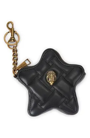 Kurt Geiger Kensington Heart Mirror Bag Charm - Black