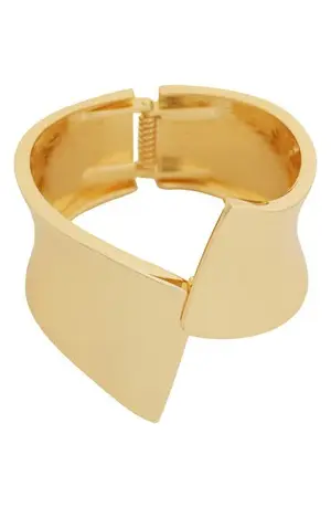PANACEA Asymmetric Hinge Bracelet - Gold