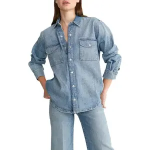 Warp + Weft Nonstretch Denim Shirt