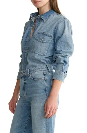 Warp + Weft Nonstretch Denim Shirt