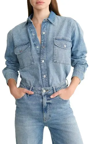 Warp + Weft Nonstretch Denim Shirt